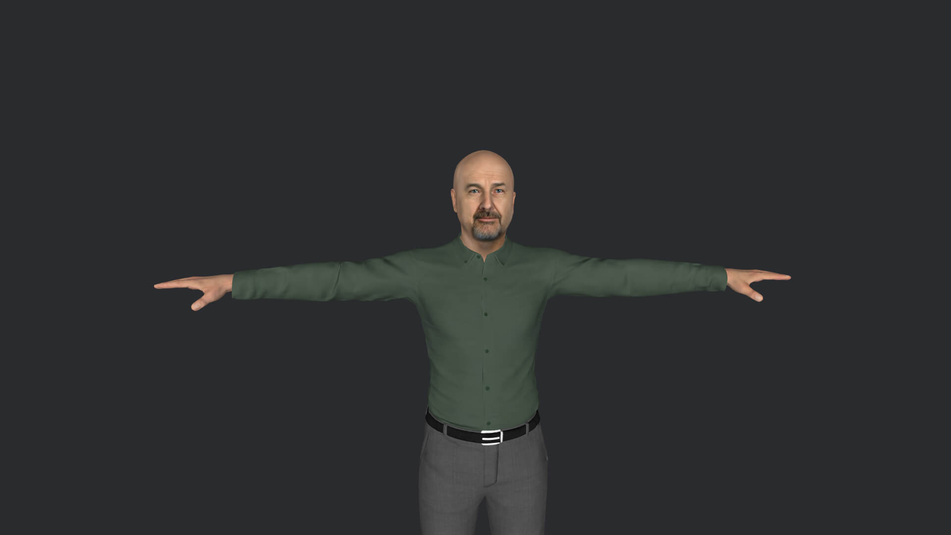 John Locke From Lost Realistic Fully Rigged Character - 3D Model by ...