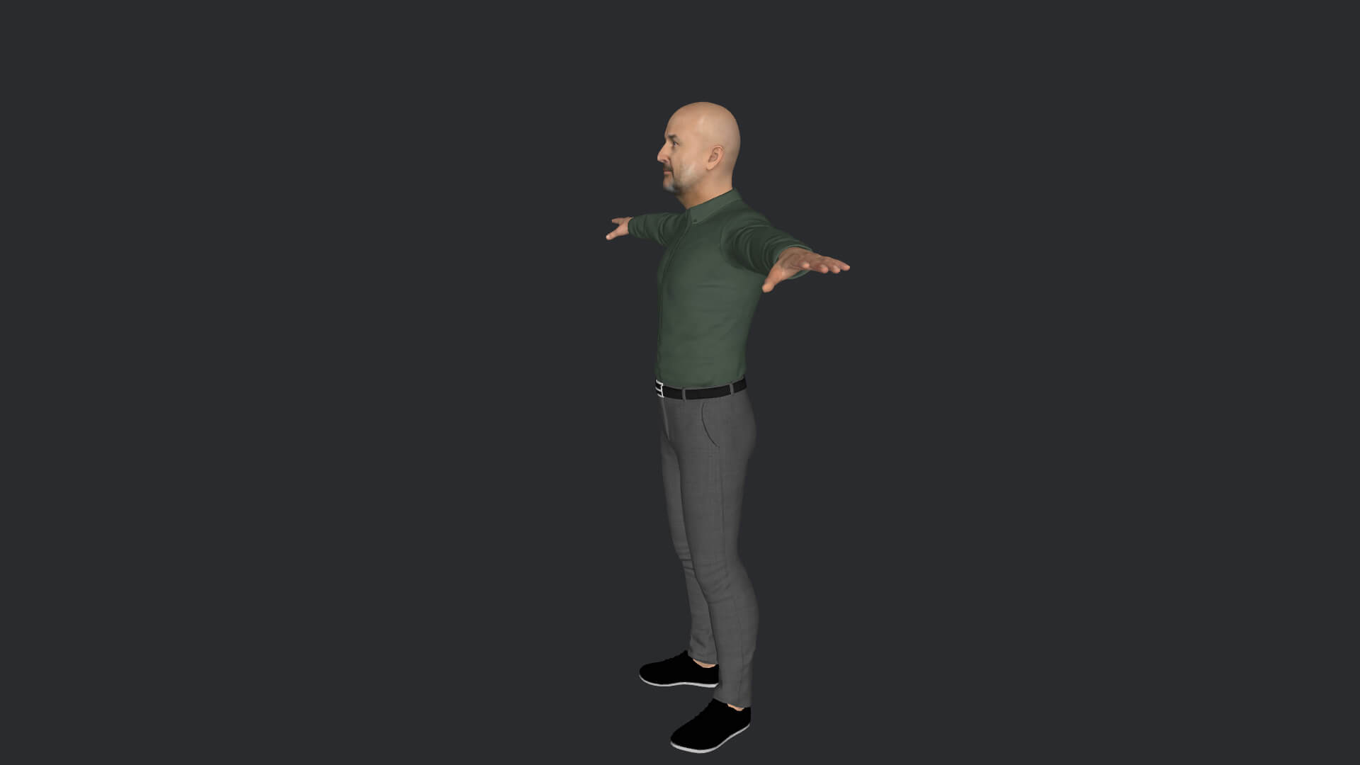 John Locke From Lost Realistic Fully Rigged Character - 3D Model by ...