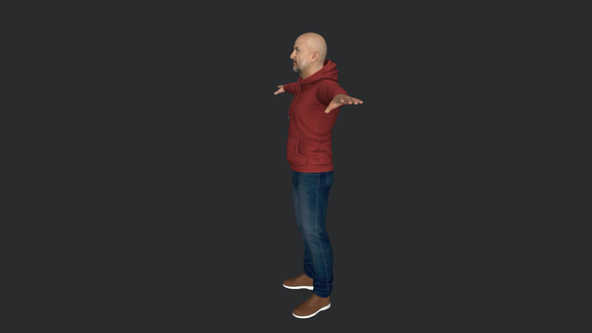John Locke From Lost Realistic Fully Rigged Character - 3D Model by ...
