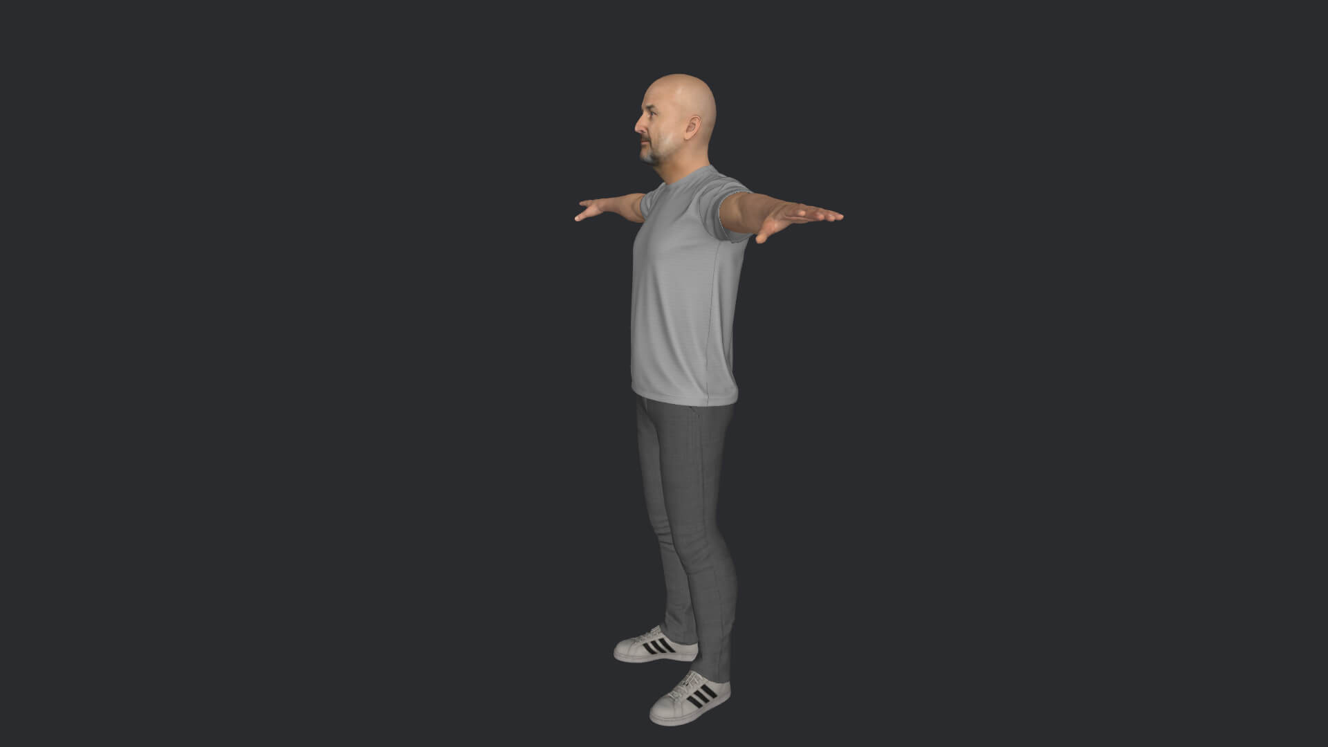 John Locke From Lost Realistic Fully Rigged Character - 3D Model by ...