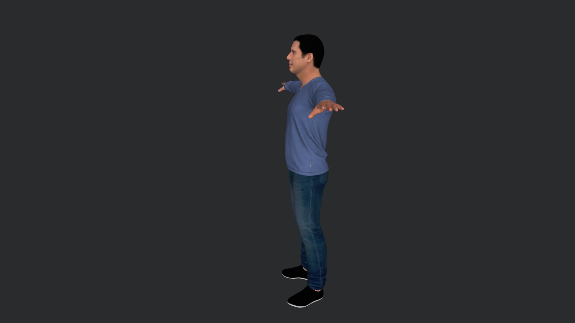 John Travolta Realistic Full Body Fully Rigged Character - 3D Model by ...