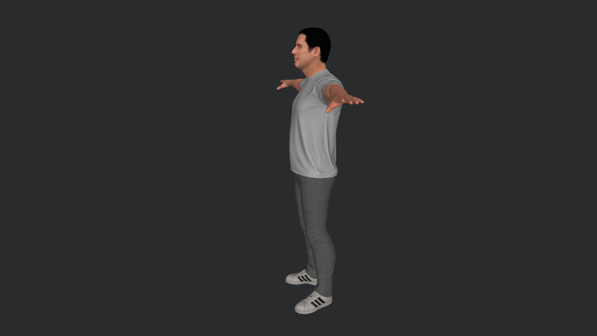 John Travolta Realistic Full Body Fully Rigged Character - 3D Model by ...