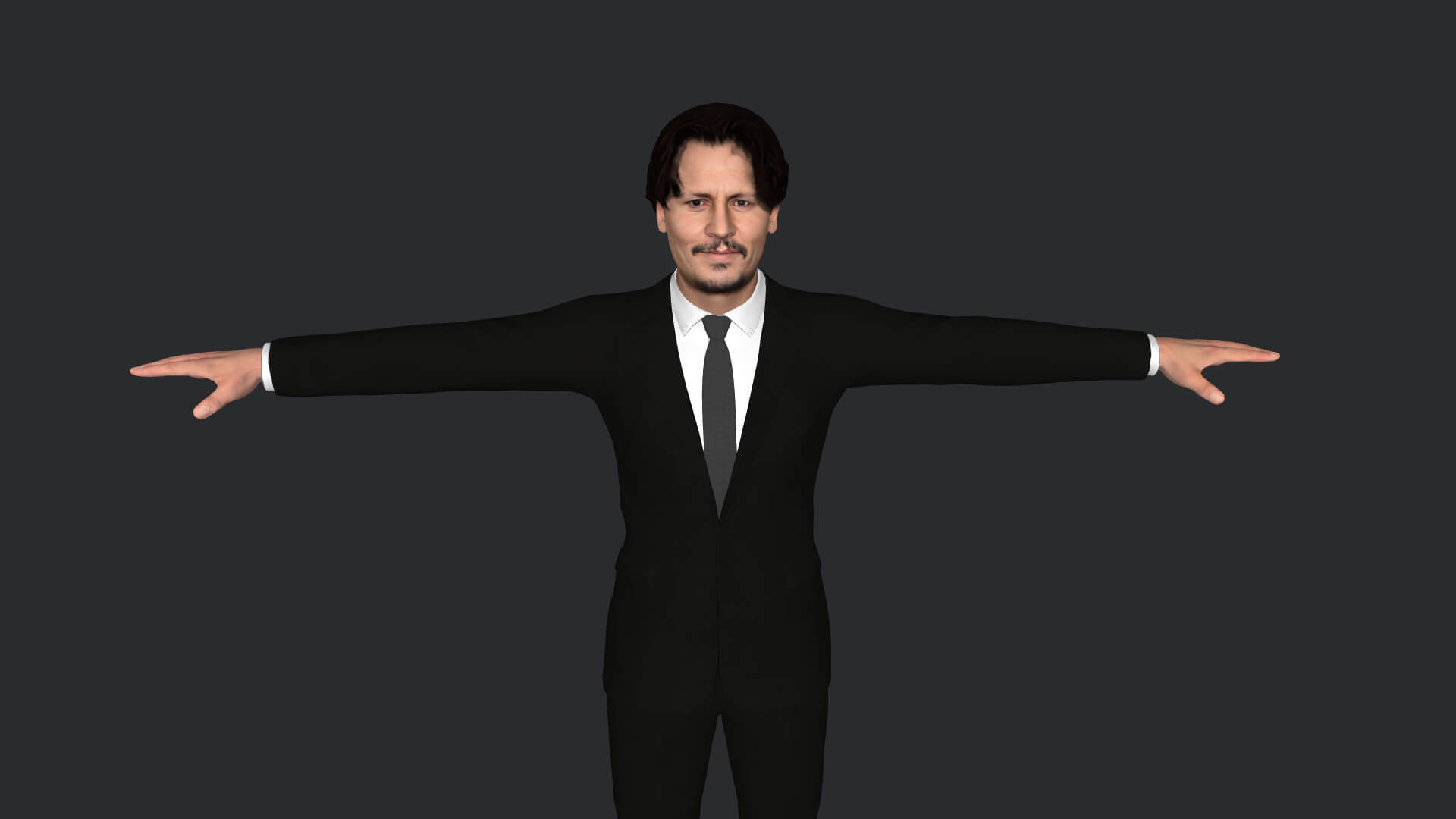 Johnny Depp Character - 3D Model by meta avatars