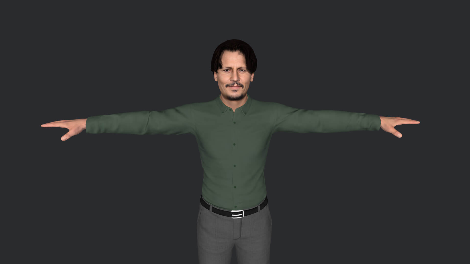 Johnny Depp Character - 3D Model by meta avatars