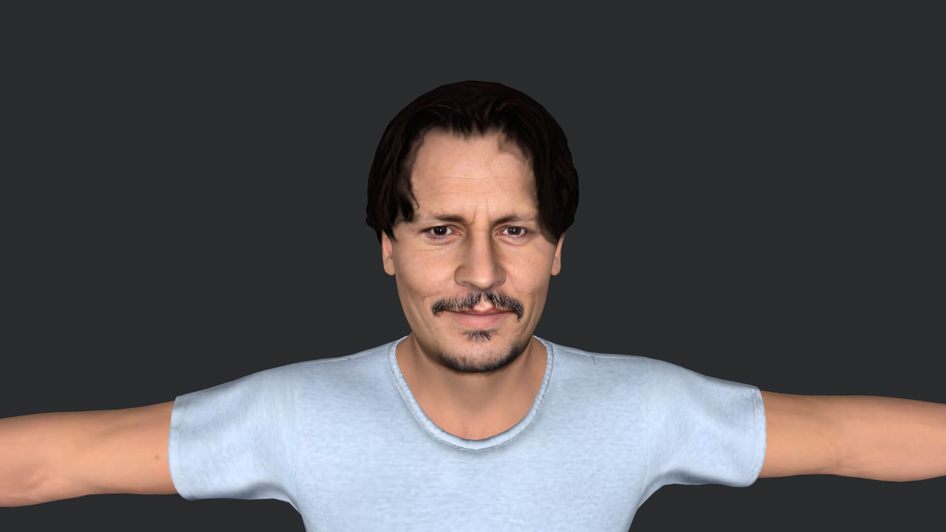 Johnny Depp Character - 3D Model by meta avatars