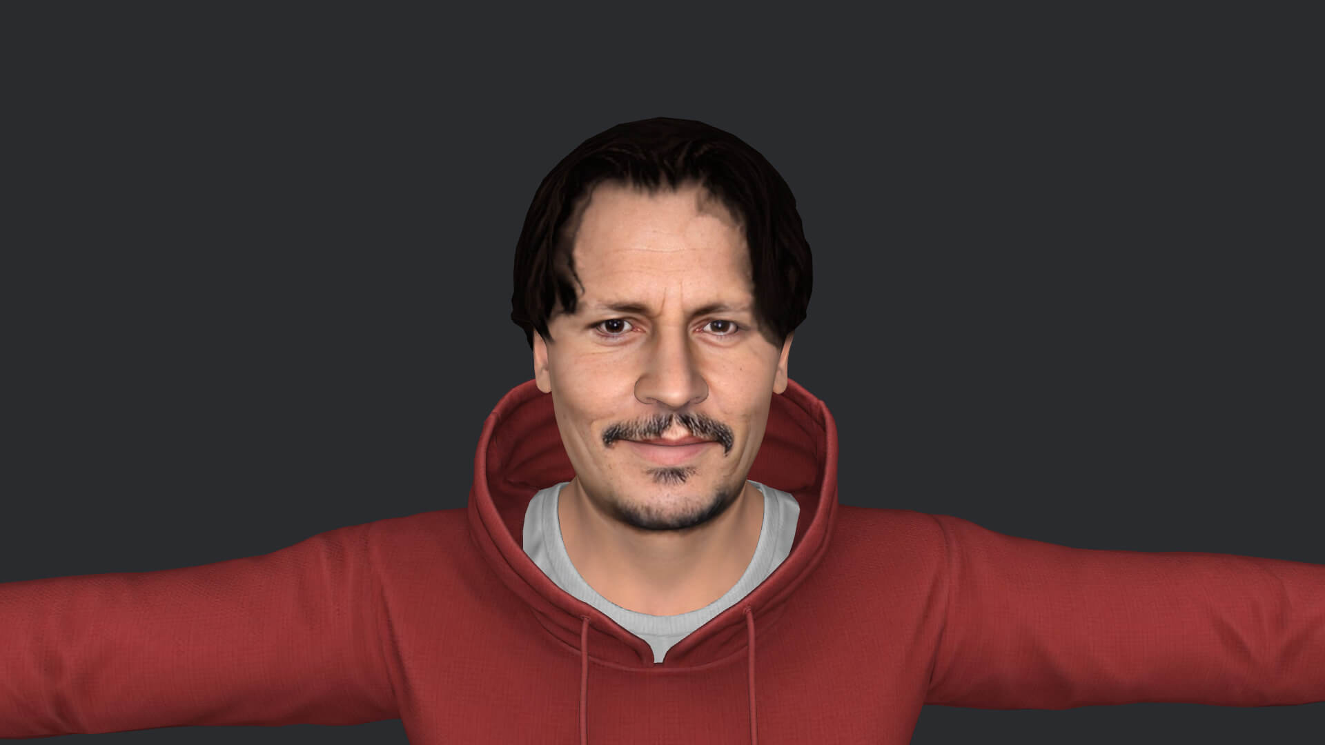 Johnny Depp Character - 3D Model by meta avatars