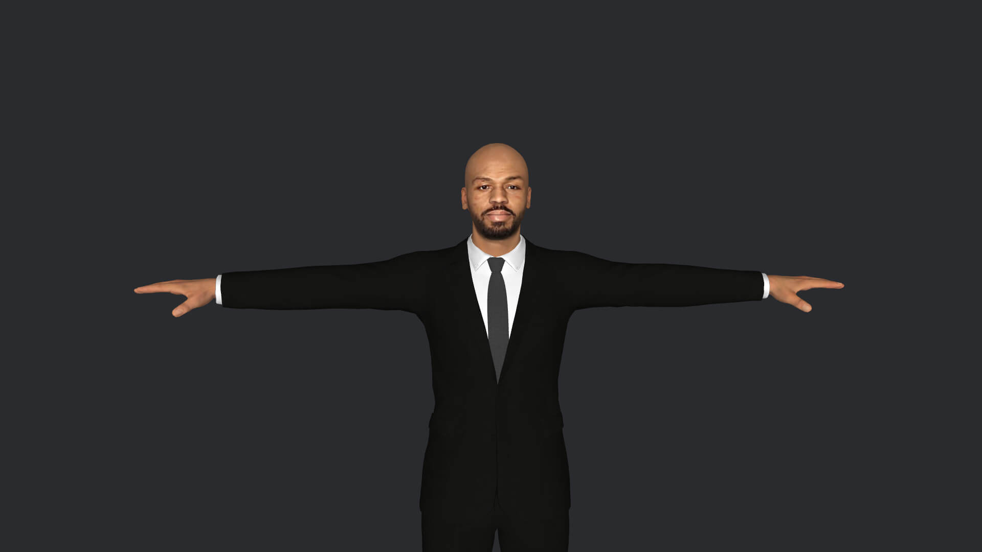 Jon Jones Realistic Full Body Fully Rigged Character - 3D Model by meta ...