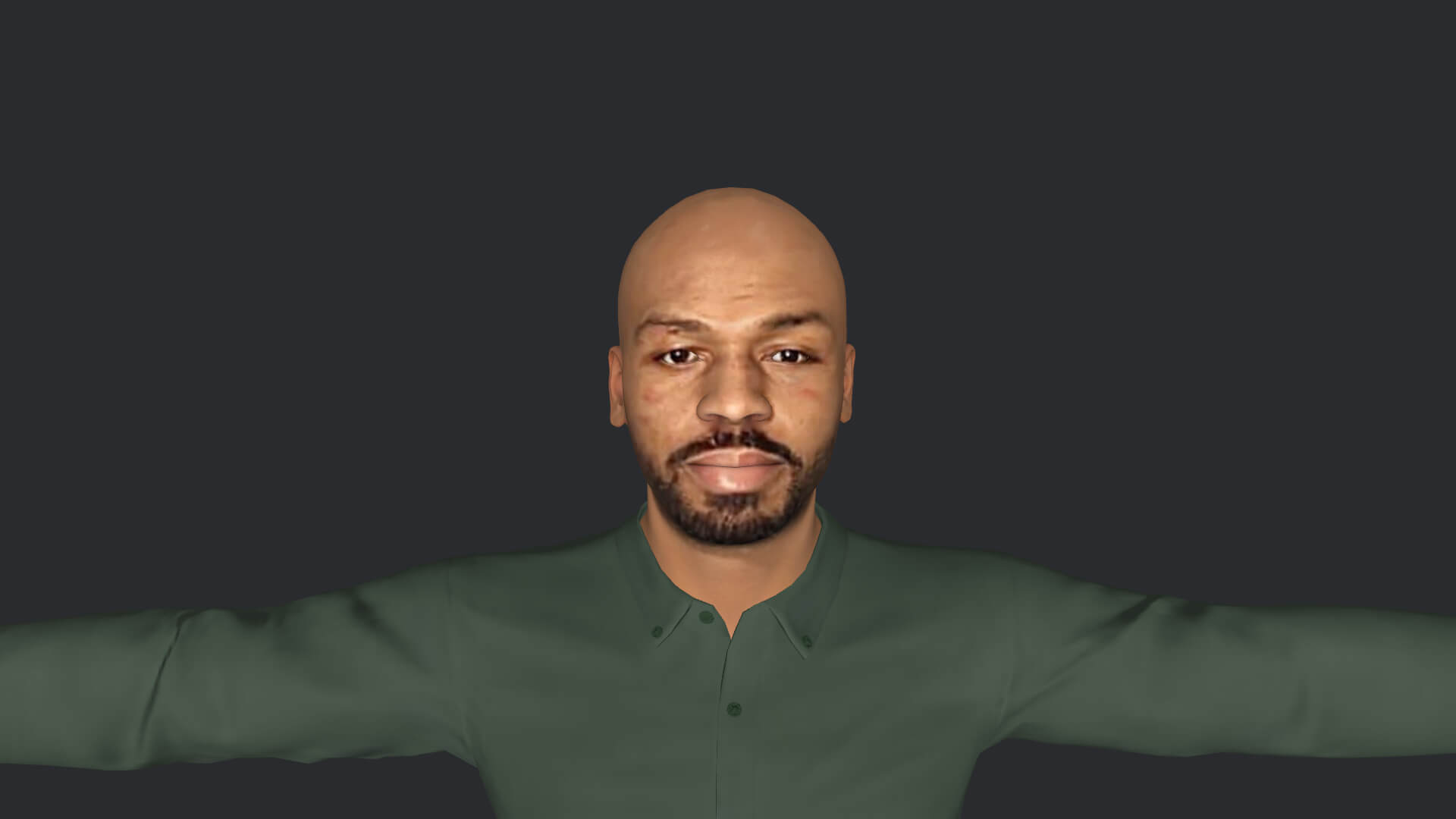 Jon Jones Realistic Full Body Fully Rigged Character - 3D Model by meta ...