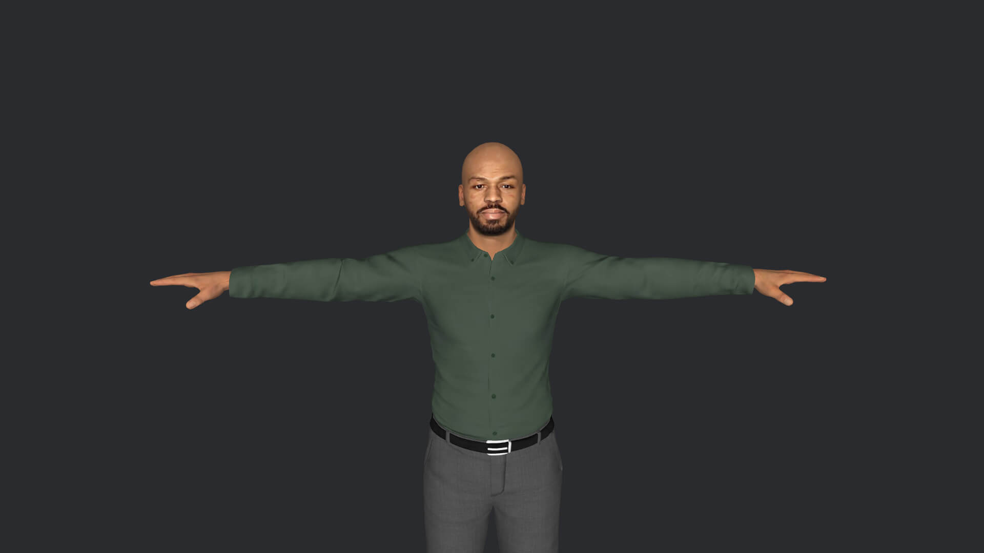 Jon Jones Realistic Full Body Fully Rigged Character - 3D Model by meta ...
