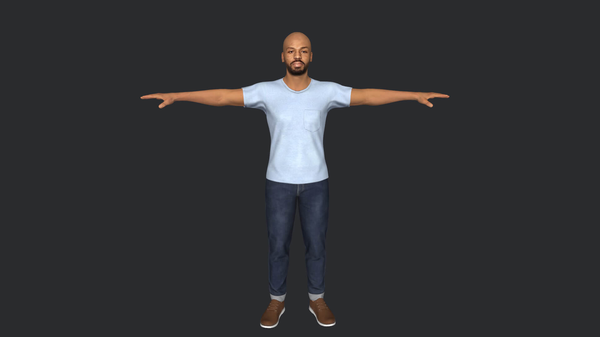 Jon Jones Realistic Full Body Fully Rigged Character - 3D Model by meta ...