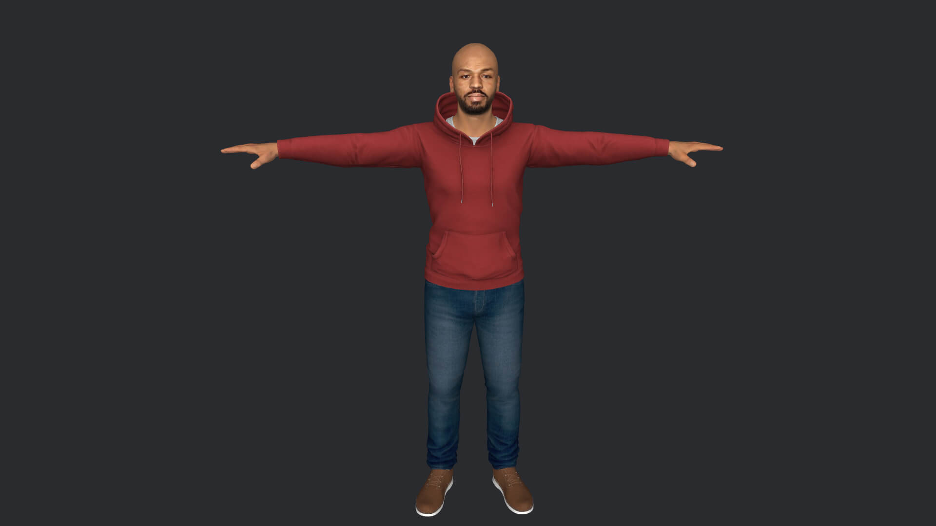 Jon Jones Realistic Full Body Fully Rigged Character - 3D Model by meta ...