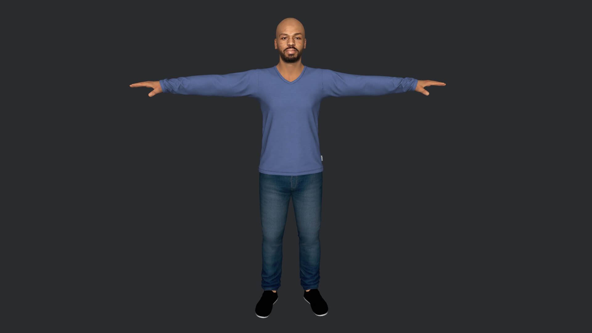 Jon Jones Realistic Full Body Fully Rigged Character - 3D Model by meta ...