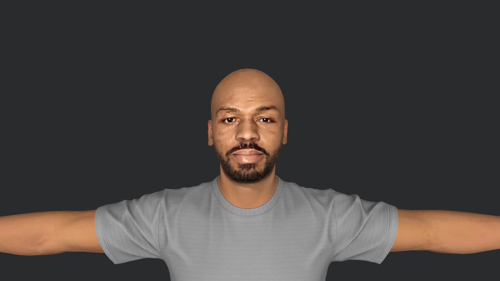 Jon Jones Realistic Full Body Fully Rigged Character - 3D Model by meta ...
