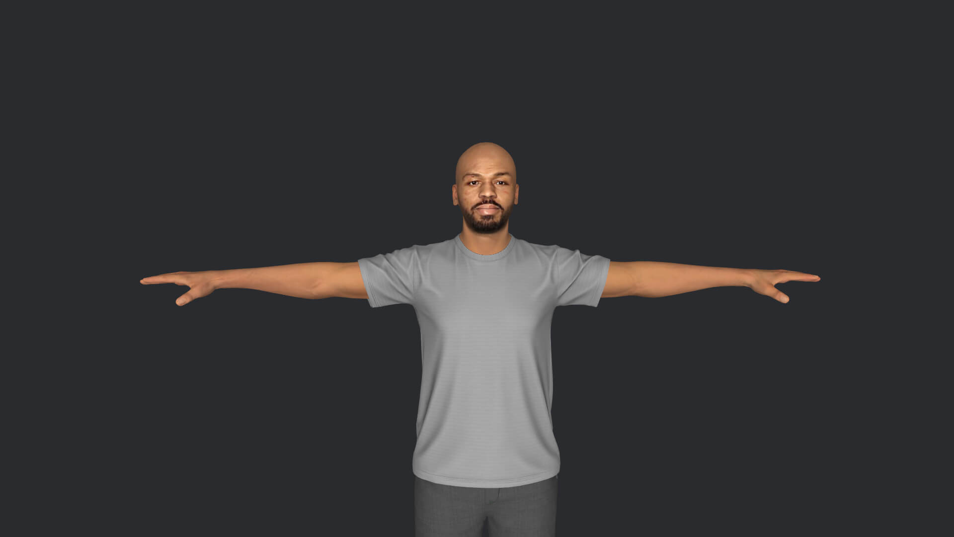 Jon Jones Realistic Full Body Fully Rigged Character - 3D Model by meta ...