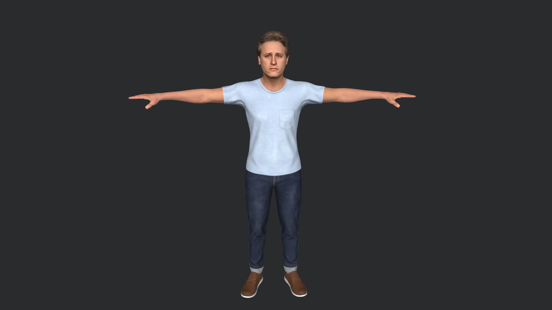 Jon Stewart Realistic Full Body Fully Rigged Character - 3D Model by ...