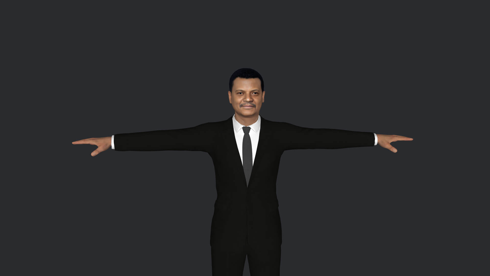 Joseph Ngute Realistic Full Body Fully Rigged Character - 3D Model by ...