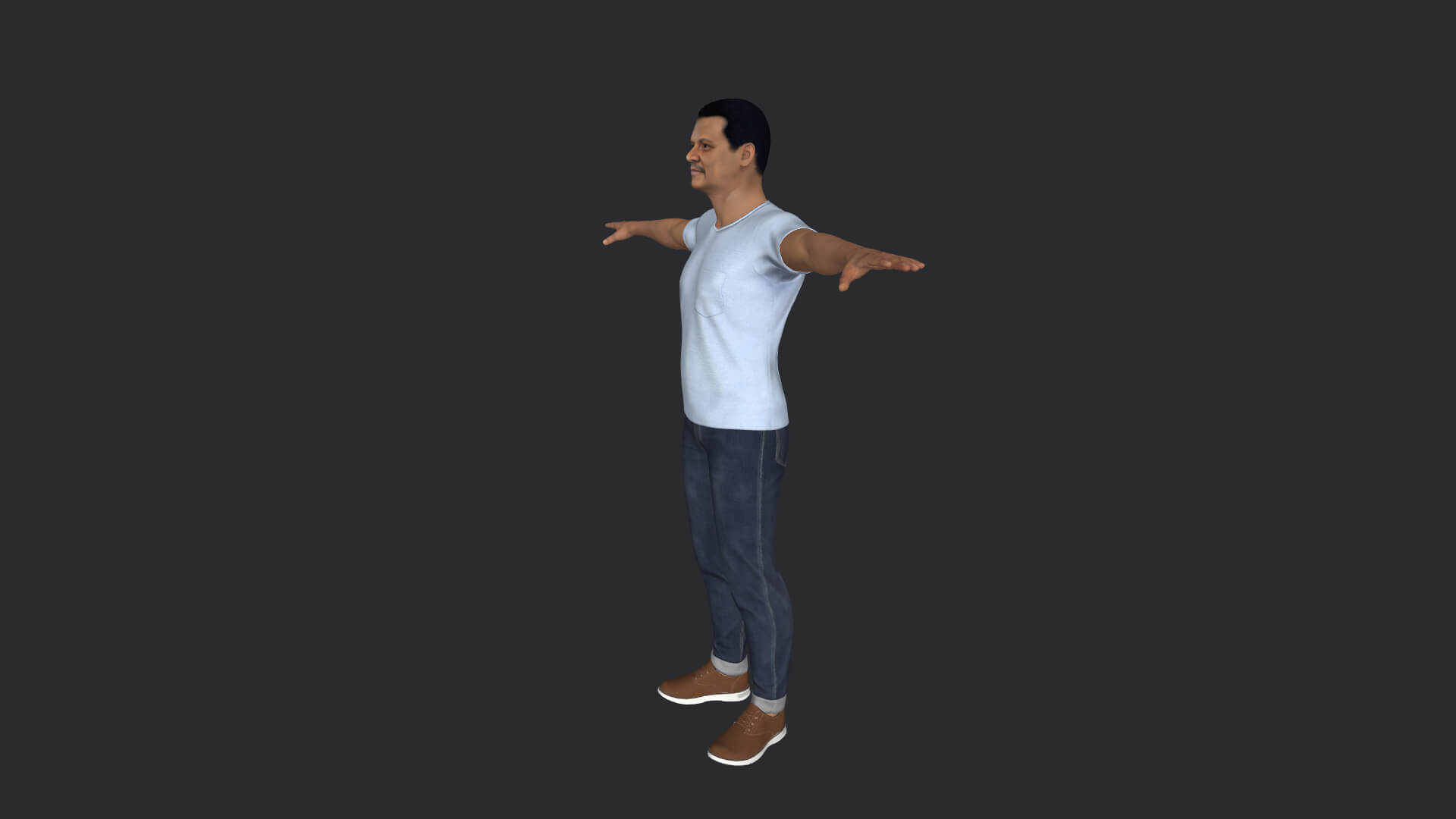 Joseph Ngute Realistic Full Body Fully Rigged Character - 3D Model by ...