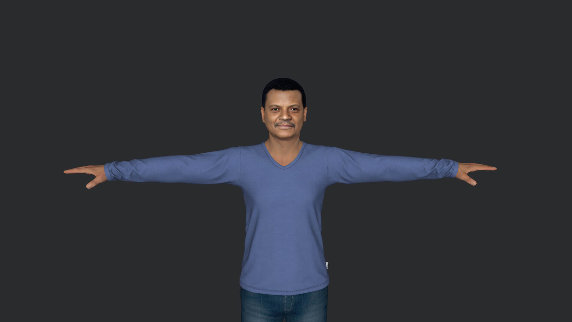 Joseph Ngute Realistic Full Body Fully Rigged Character - 3D Model by ...