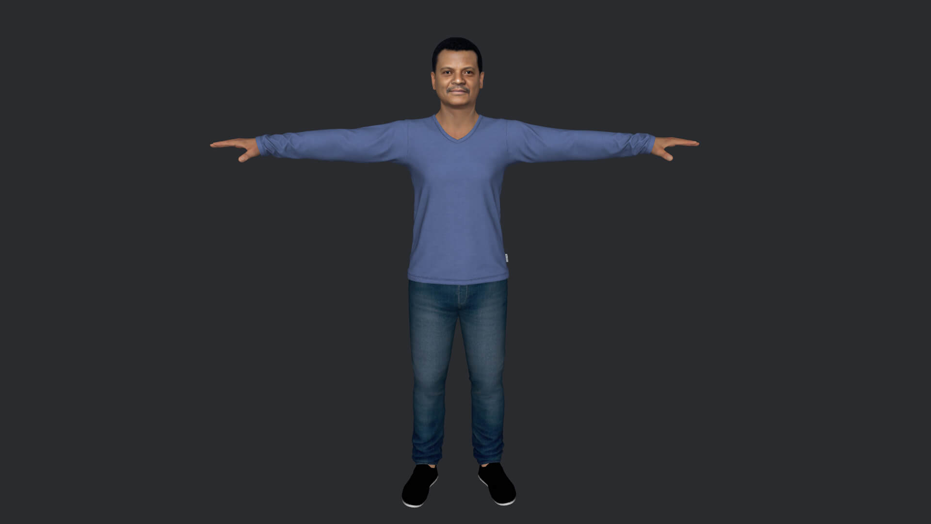 Joseph Ngute Realistic Full Body Fully Rigged Character - 3D Model by ...