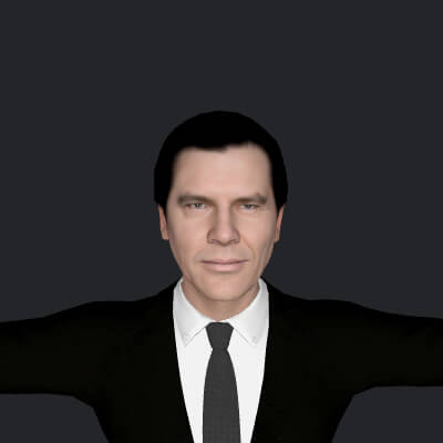 Josh Brolin Realistic Full Body Fully Rigged Character - 3D Model by ...