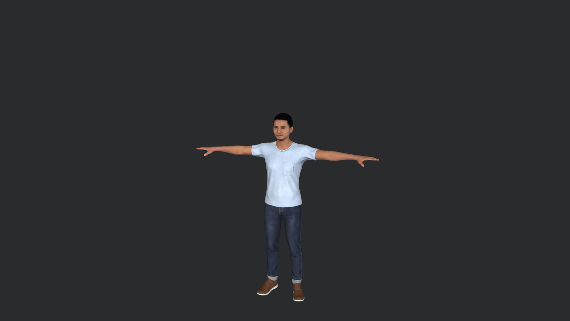 Juan Izquierdo Realistic Full Body Fully Rigged Character - 3D Model by ...