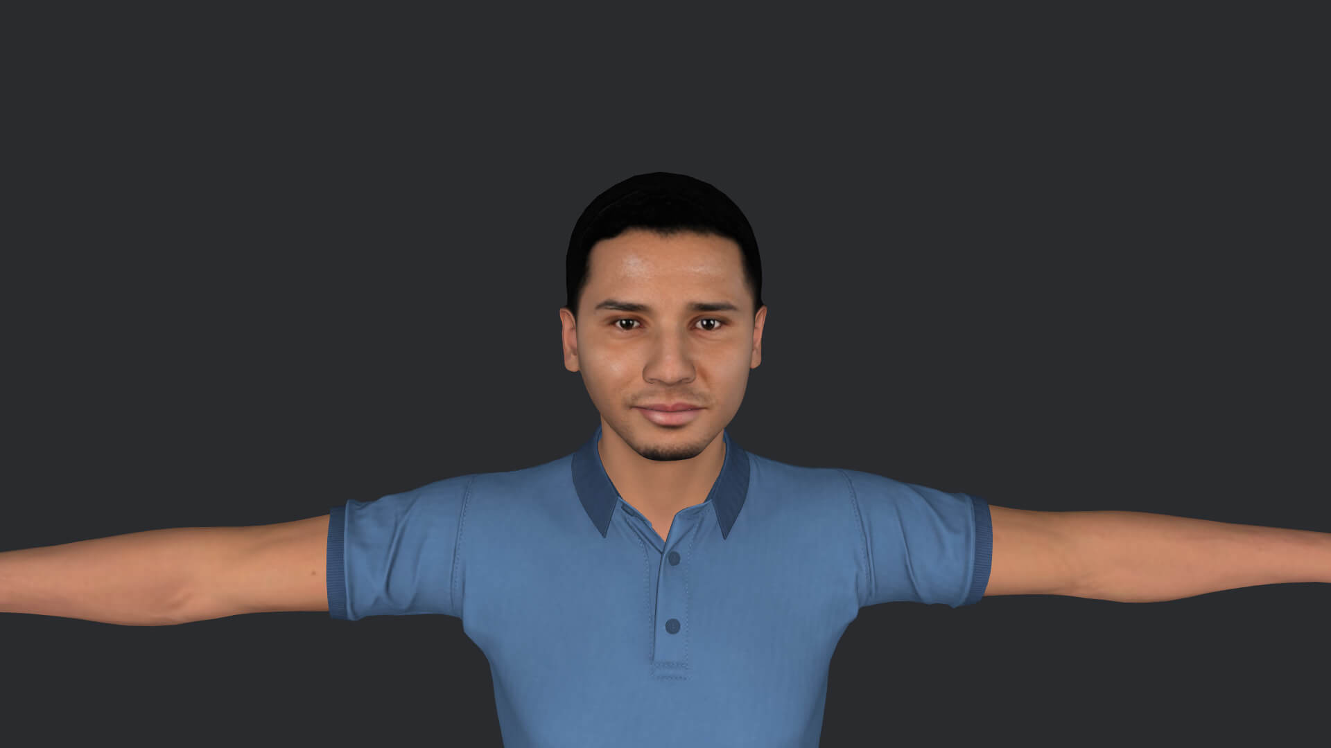 Juan Izquierdo Realistic Full Body Fully Rigged Character - 3D Model by ...