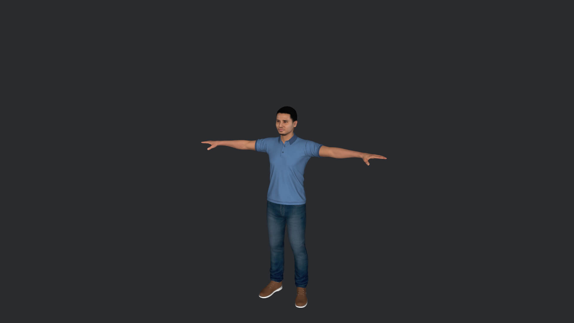 Juan Izquierdo Realistic Full Body Fully Rigged Character - 3D Model by ...
