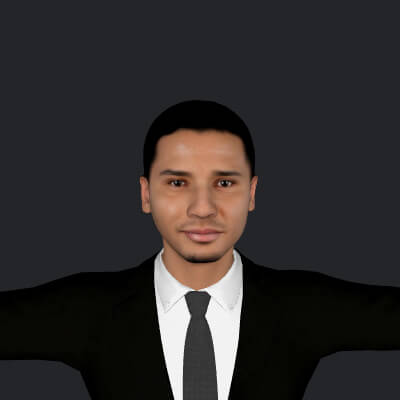 Juan Izquierdo Realistic Full Body Fully Rigged Character - 3D Model by ...