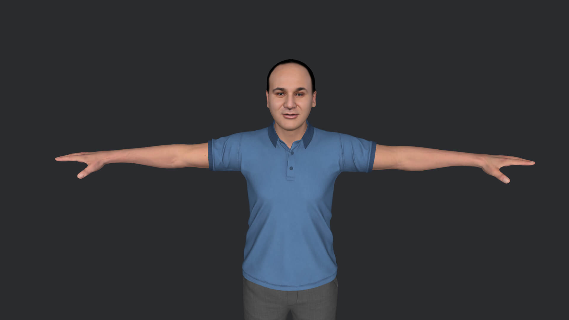 Juan Luis Manzur Realistic Full Body Fully Rigged Character - 3D Model ...