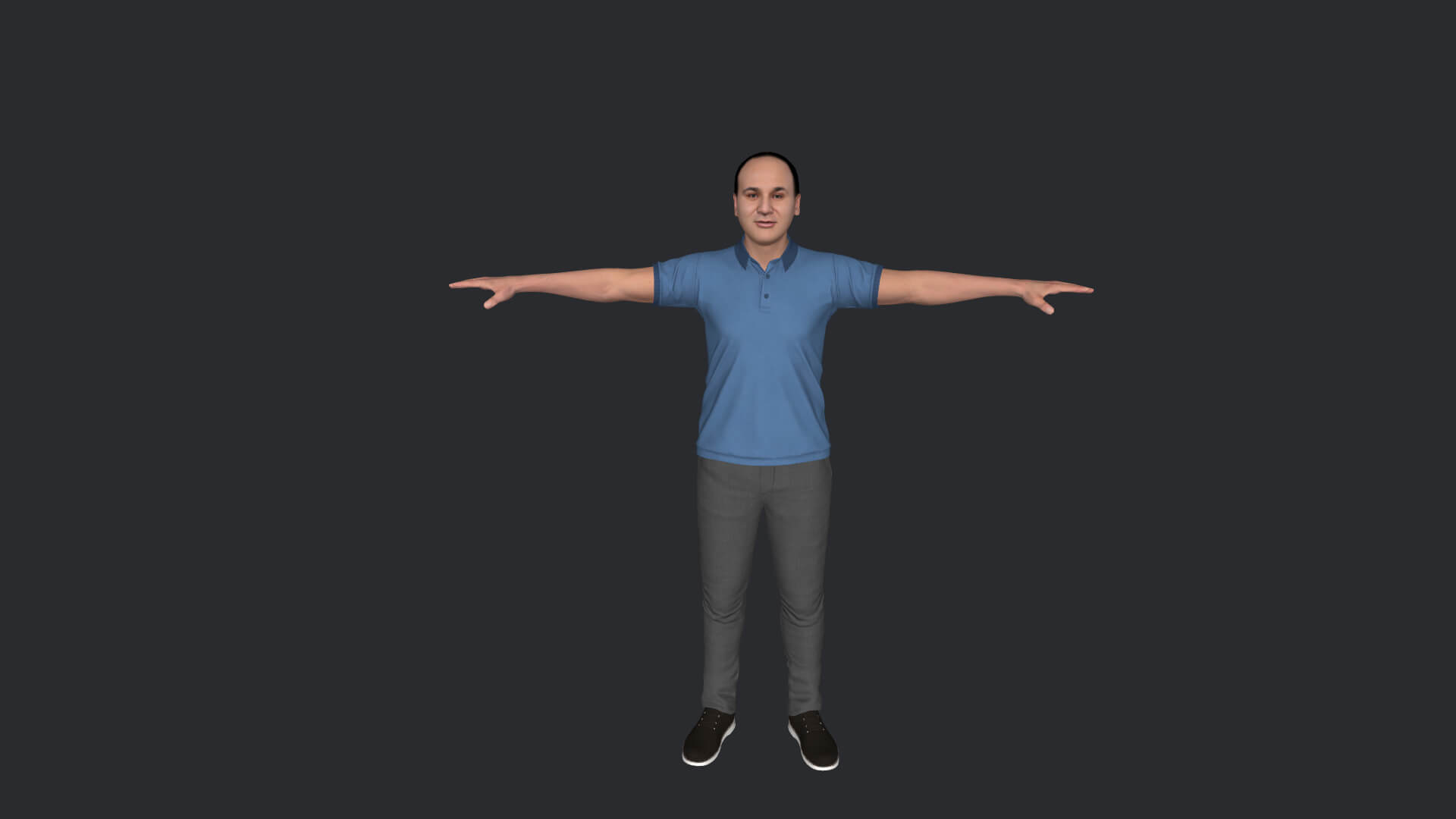 Juan Luis Manzur Realistic Full Body Fully Rigged Character - 3D Model ...