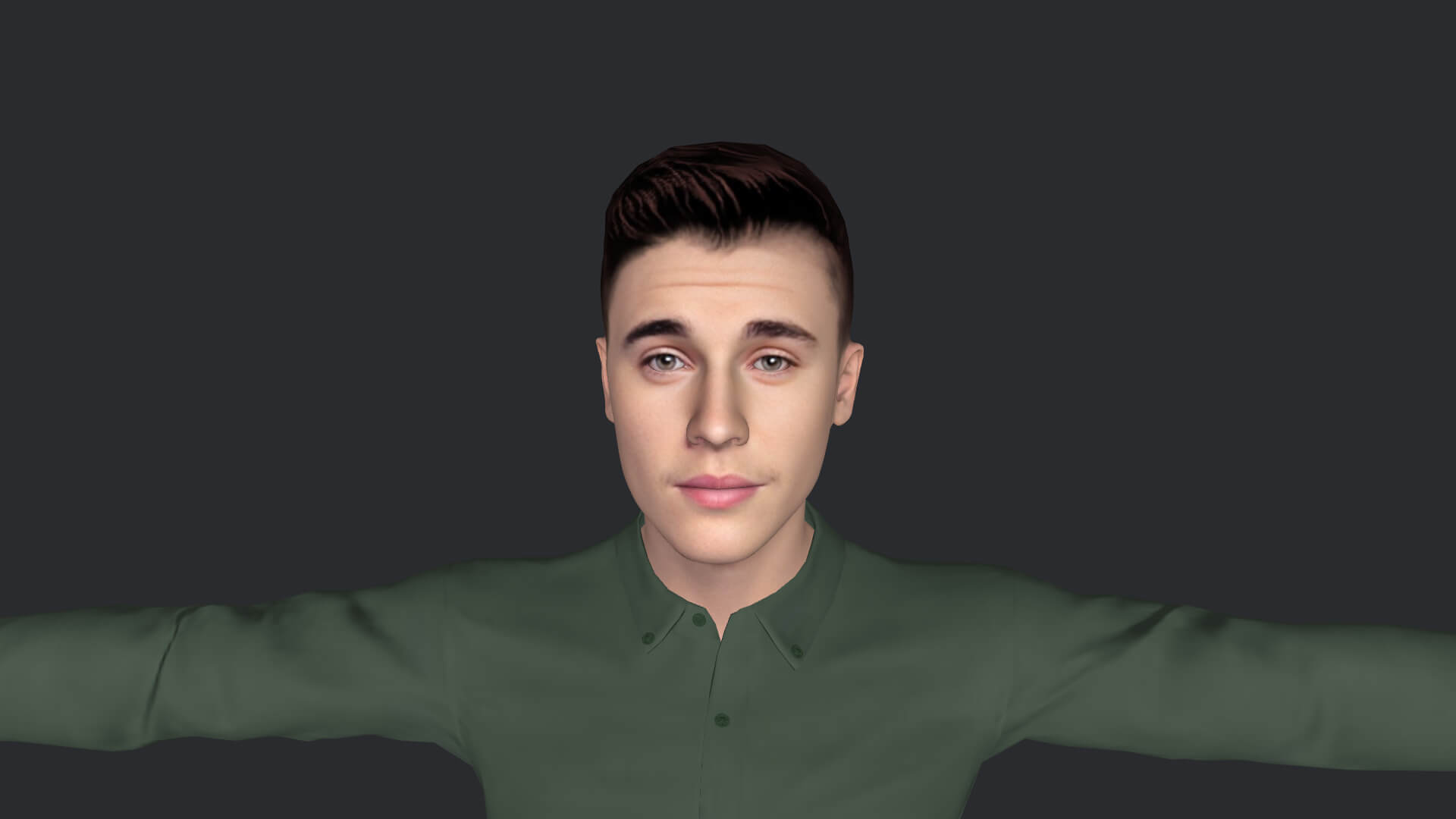 Justin Bieber Character - 3D Model by meta avatars