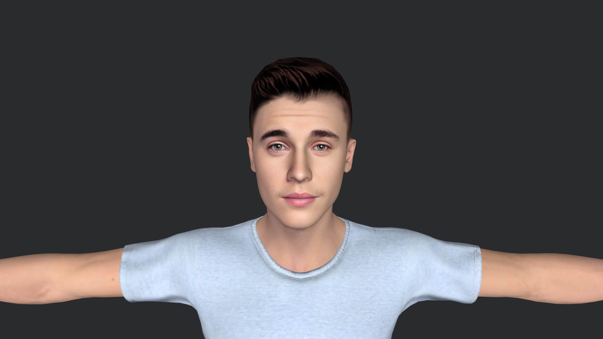 Justin Bieber Character - 3D Model by meta avatars