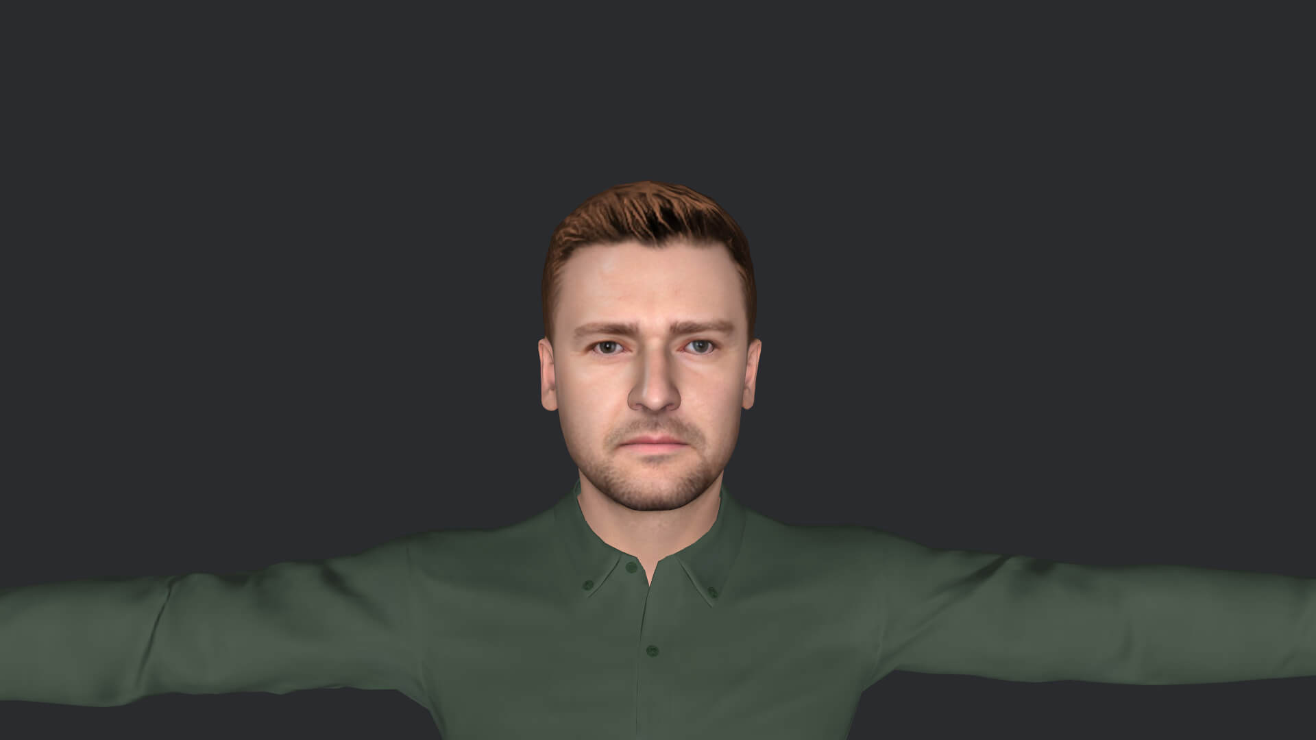 Justin Timberlake Realistic Full Body Fully Rigged Character - 3D Model ...