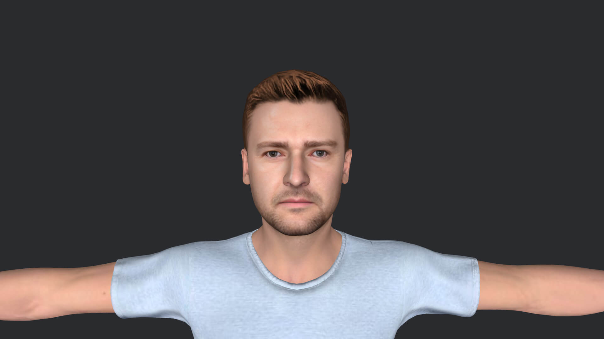 Justin Timberlake Realistic Full Body Fully Rigged Character - 3D Model ...