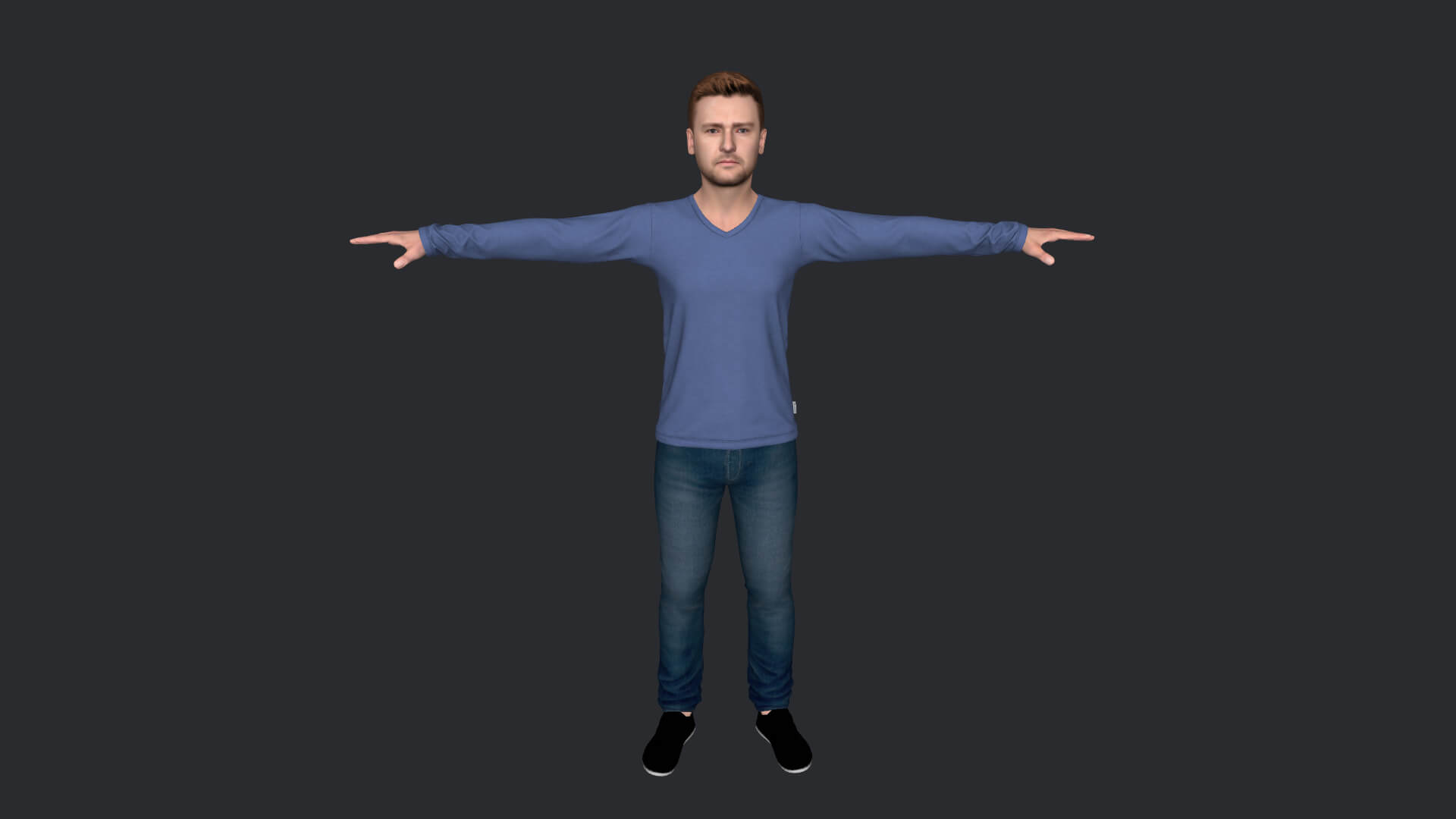 Justin Timberlake Realistic Full Body Fully Rigged Character - 3D Model ...