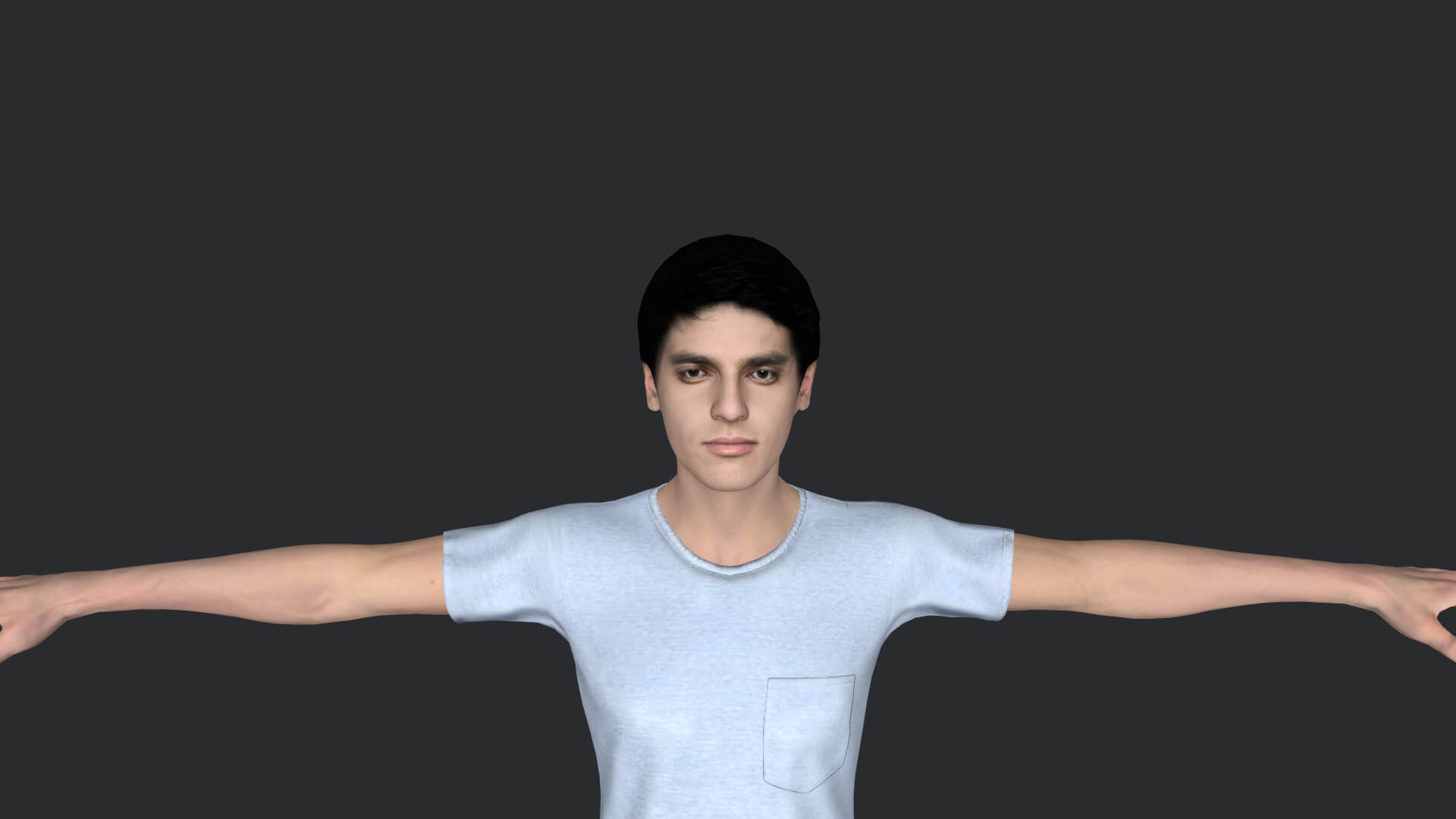 Kaka Realistic Full Body Fully Rigged Character - 3D Model by meta avatars