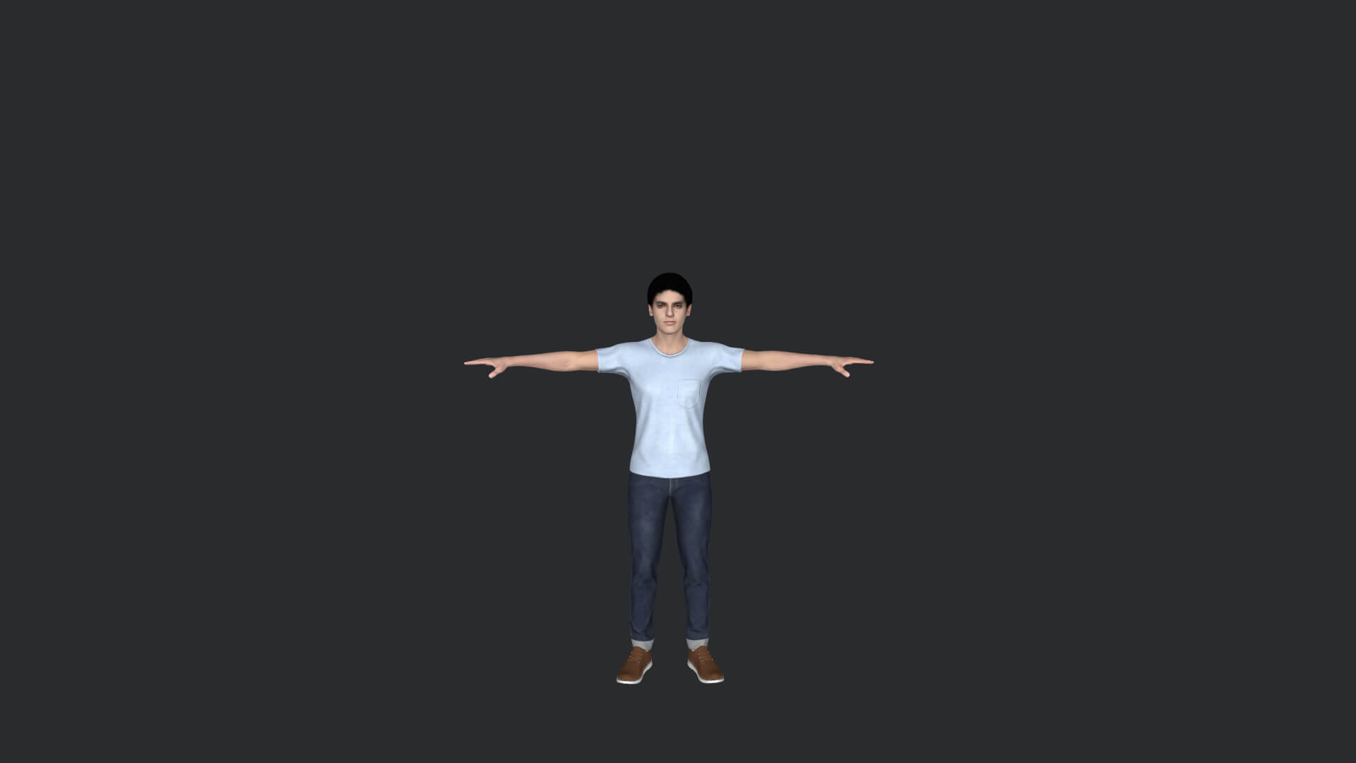 Kaka Realistic Full Body Fully Rigged Character - 3D Model by meta avatars