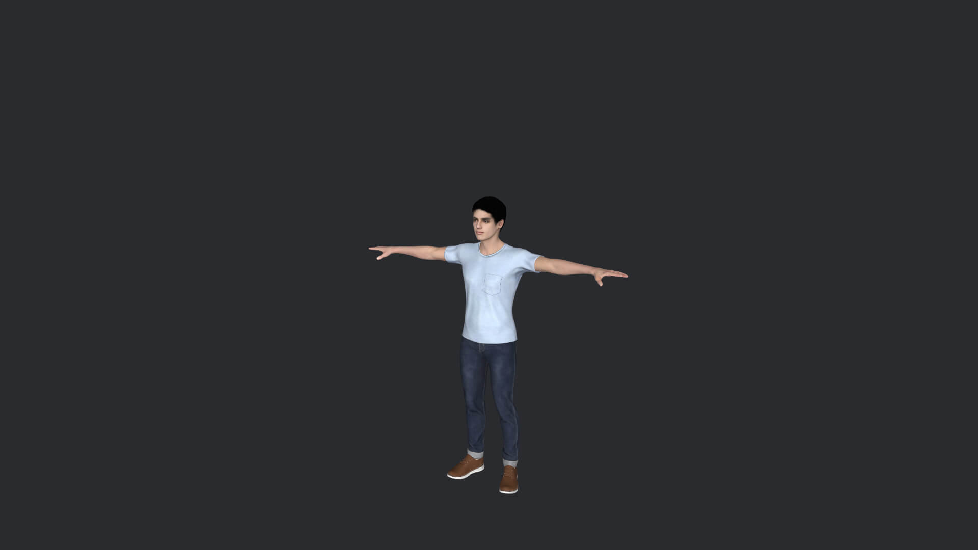 Kaka Realistic Full Body Fully Rigged Character - 3D Model by meta avatars