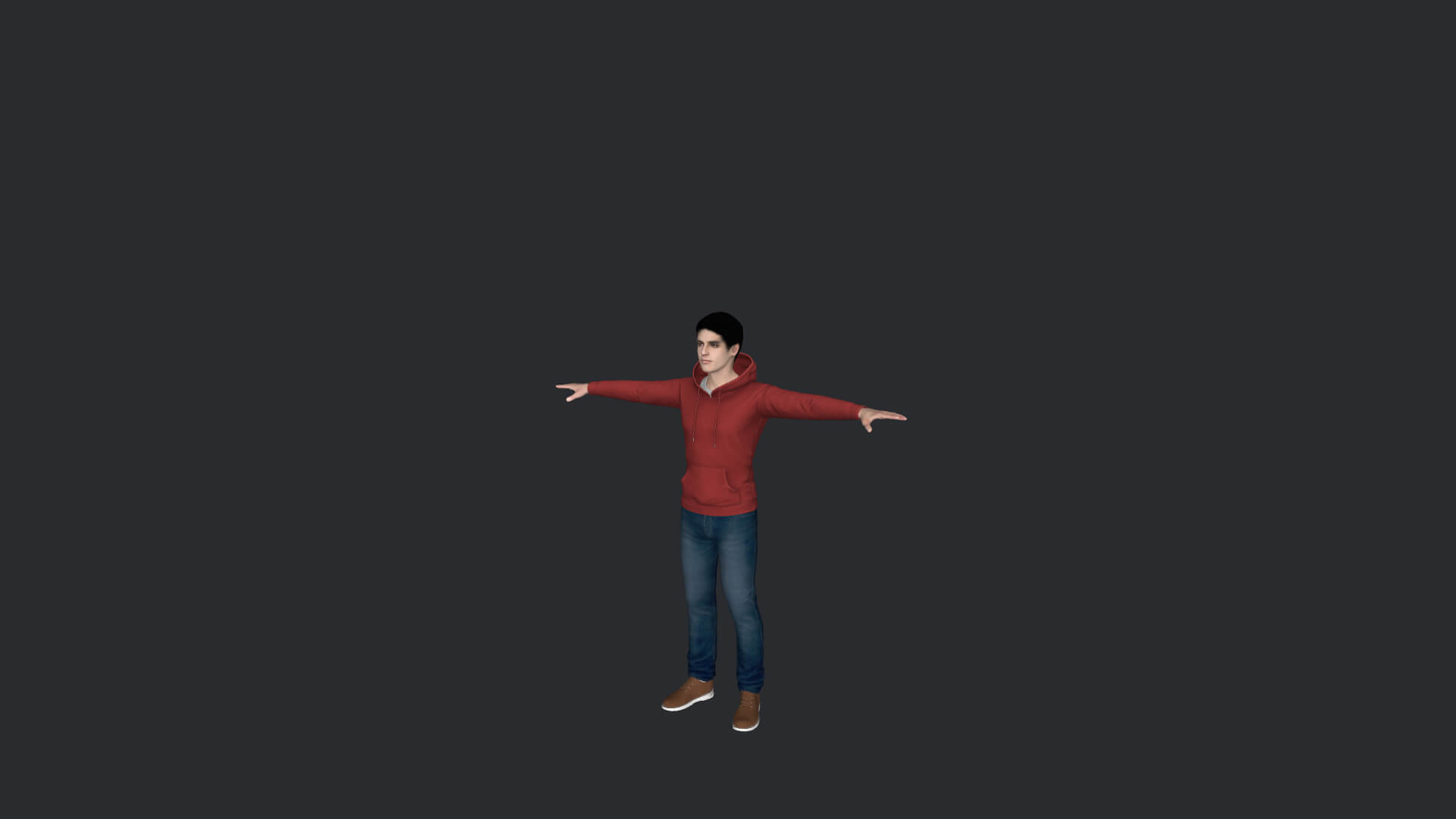 Kaka Realistic Full Body Fully Rigged Character - 3D Model by meta avatars