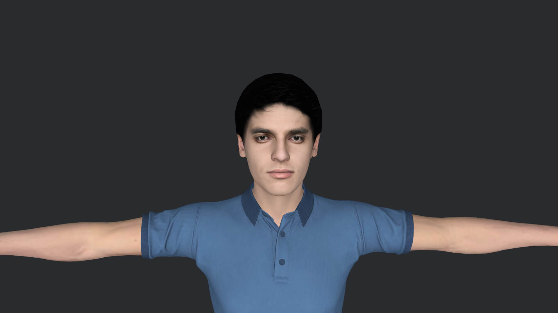 Kaka Realistic Full Body Fully Rigged Character - 3D Model by meta avatars