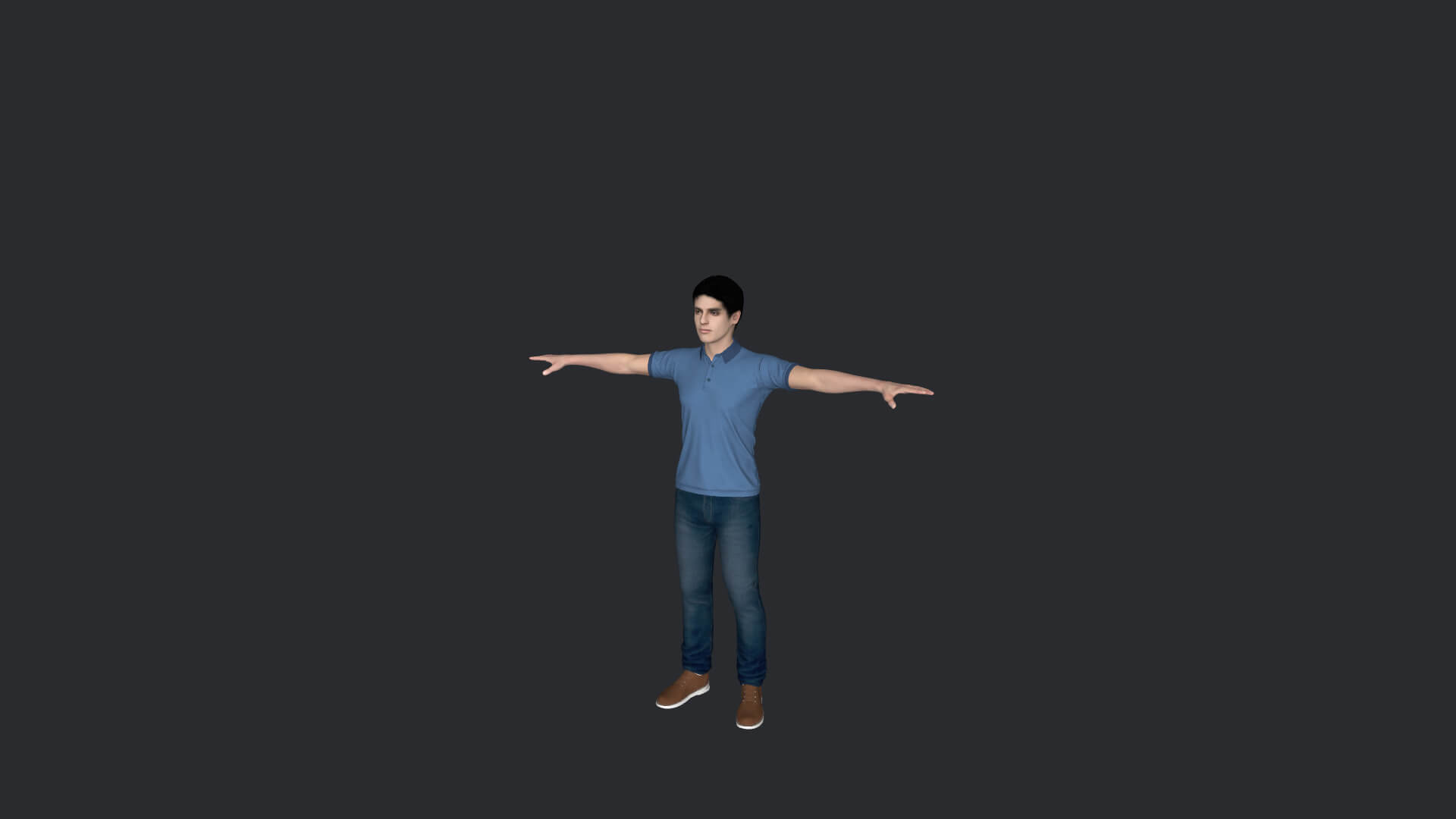 Kaka Realistic Full Body Fully Rigged Character - 3D Model by meta avatars