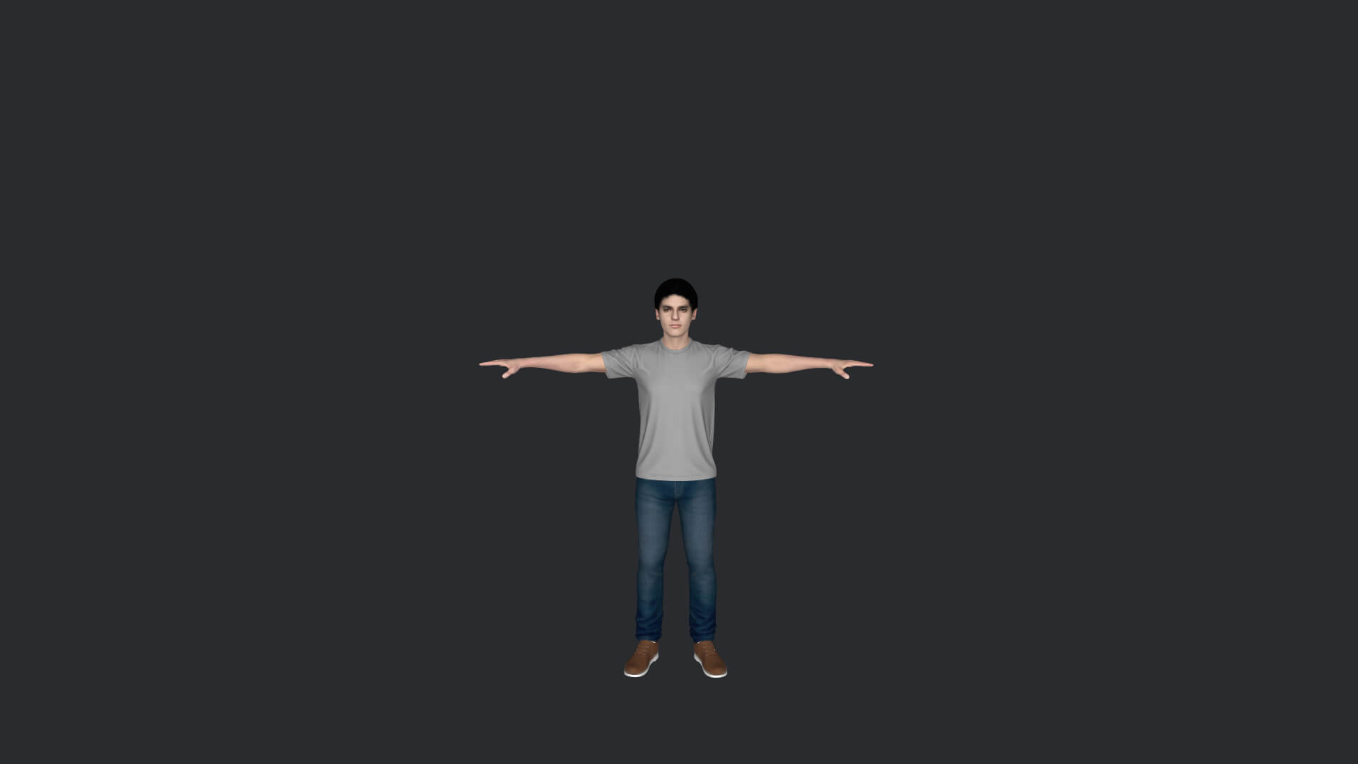 Kaka Realistic Full Body Fully Rigged Character - 3D Model by meta avatars