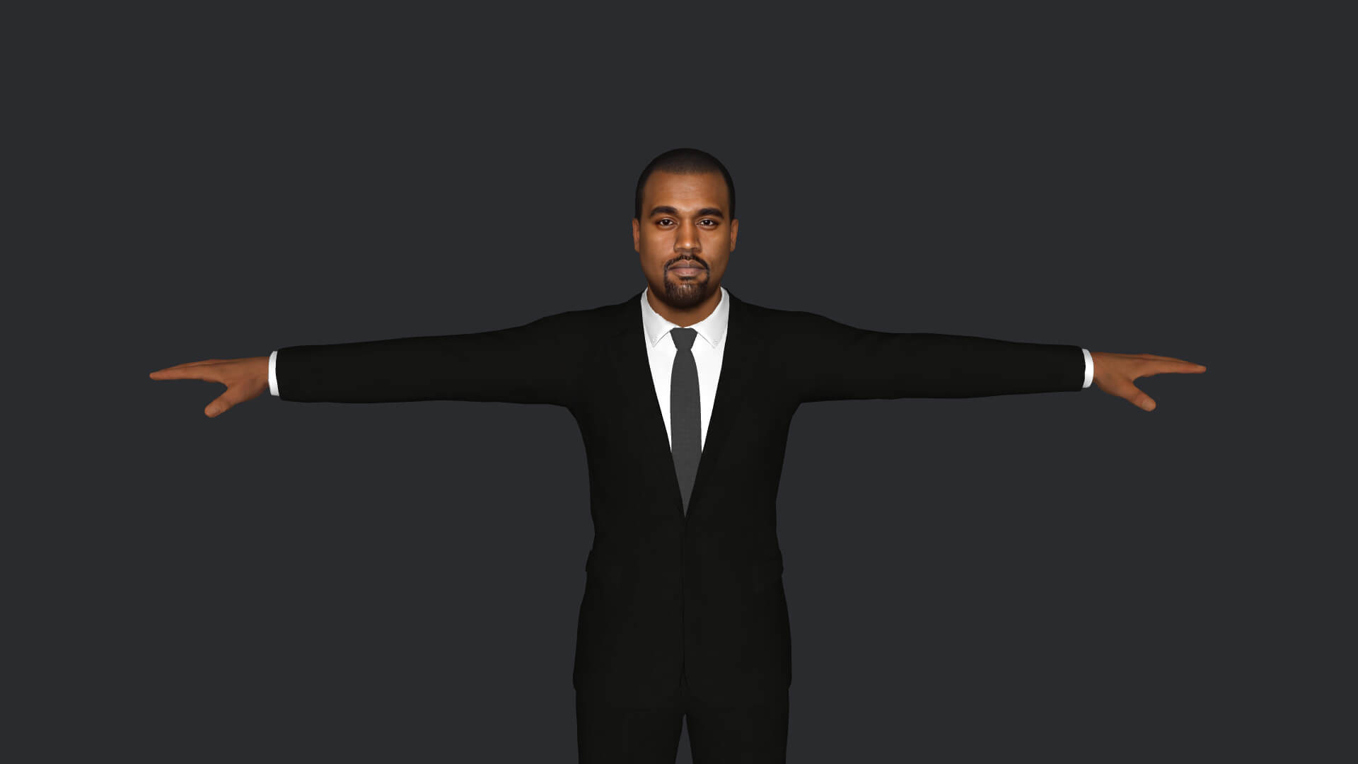 Kanye West Character - 3D Model by meta avatars