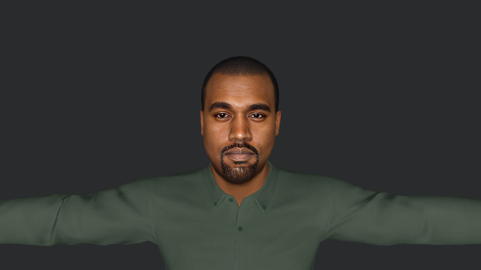 Kanye West Character - 3D Model by meta avatars