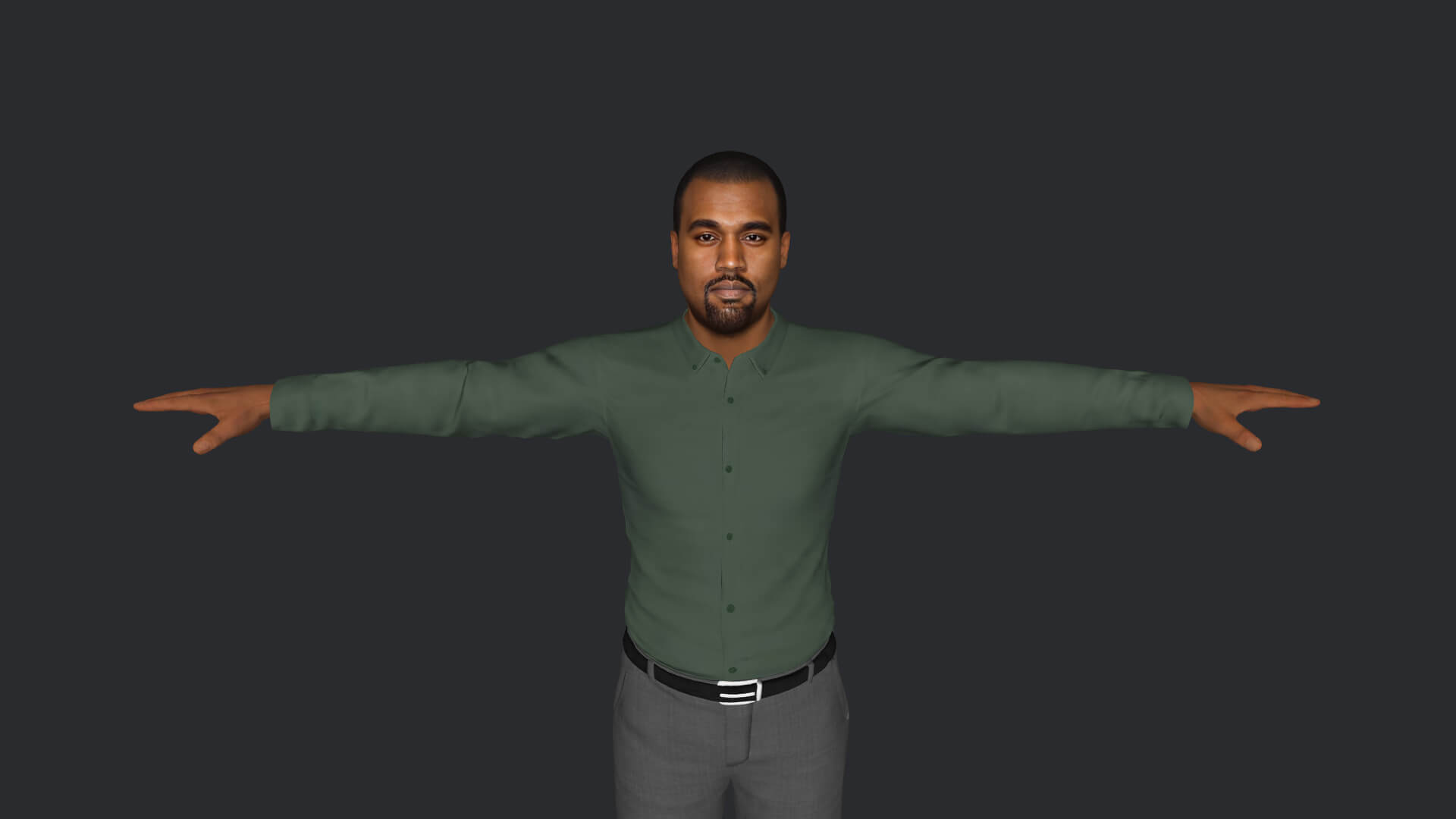 Kanye West Character - 3D Model by meta avatars