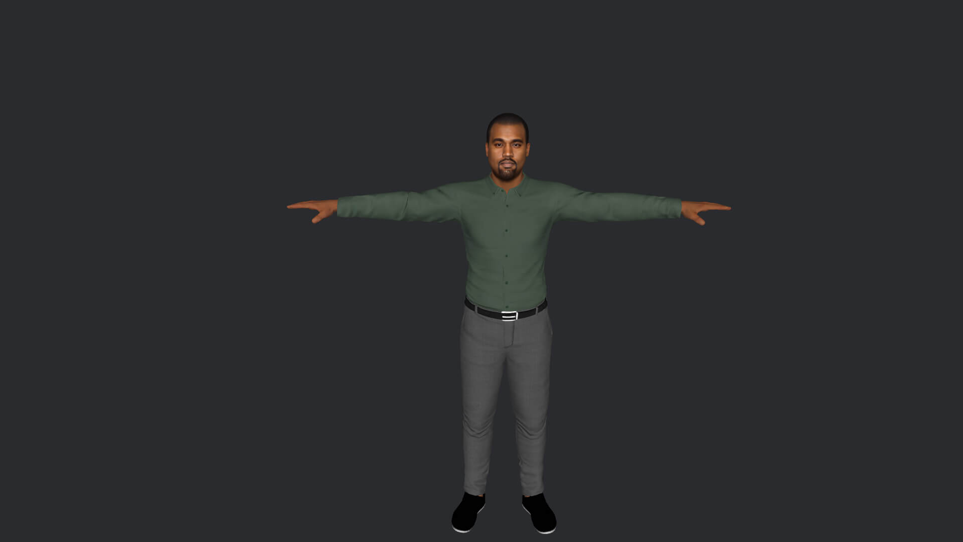 Kanye West Character - 3D Model by meta avatars