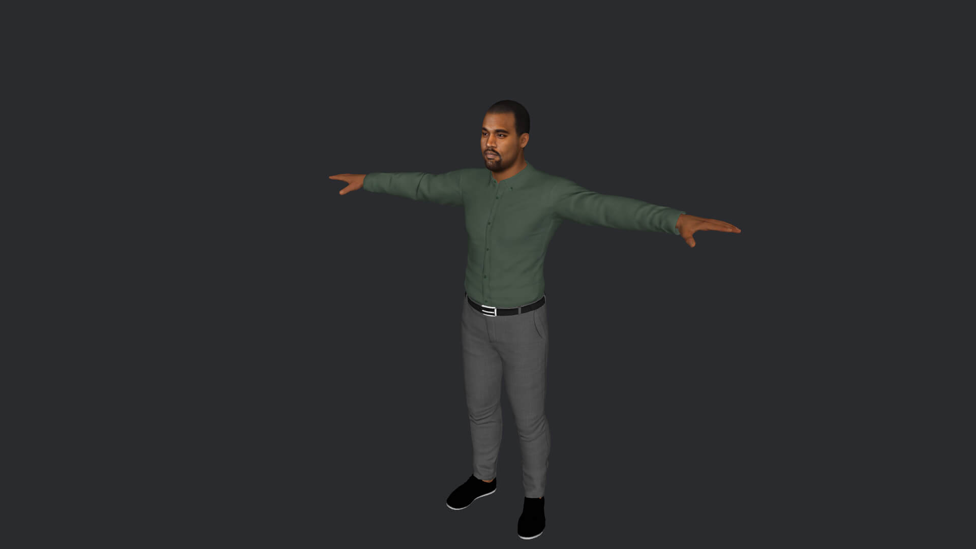 Kanye West Character - 3D Model by meta avatars
