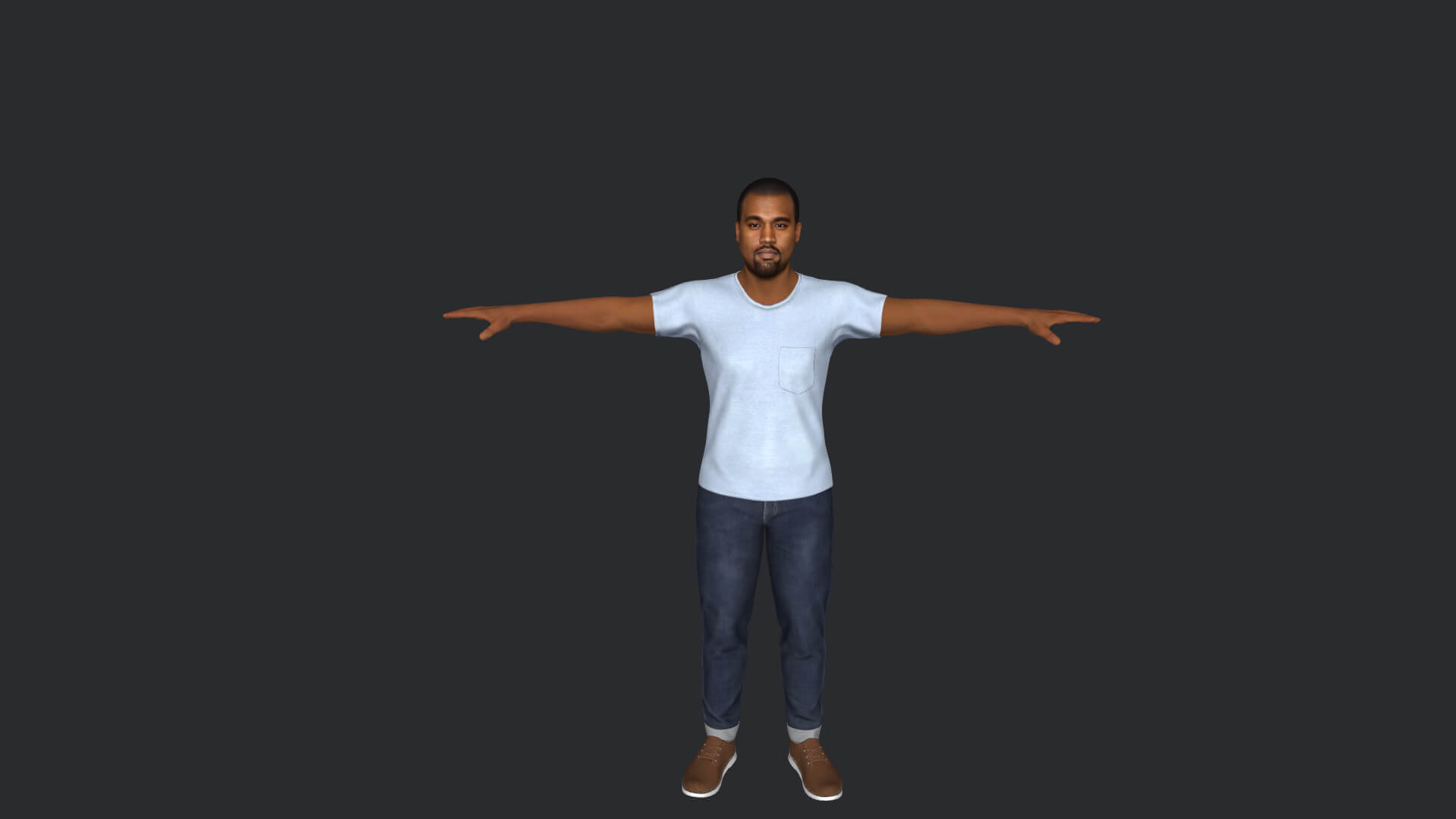 Kanye West Character - 3D Model by meta avatars
