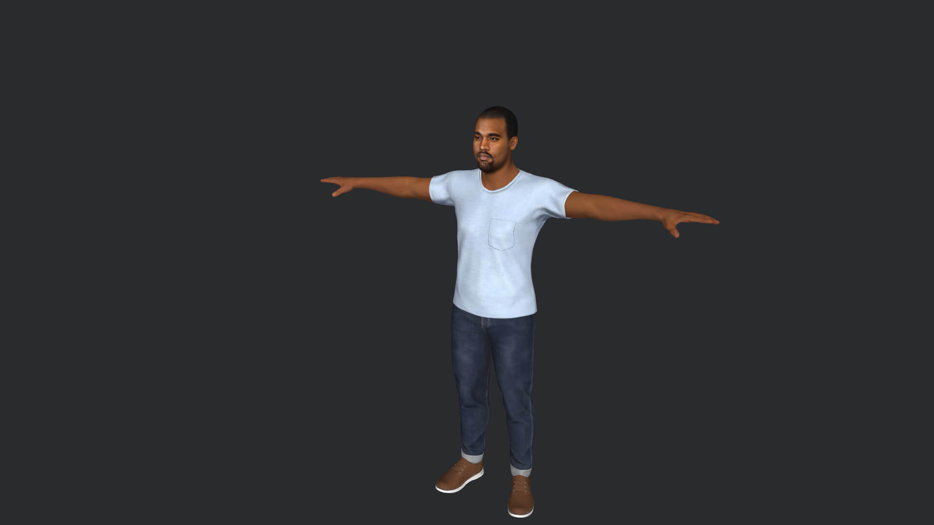 Kanye West Character - 3D Model by meta avatars