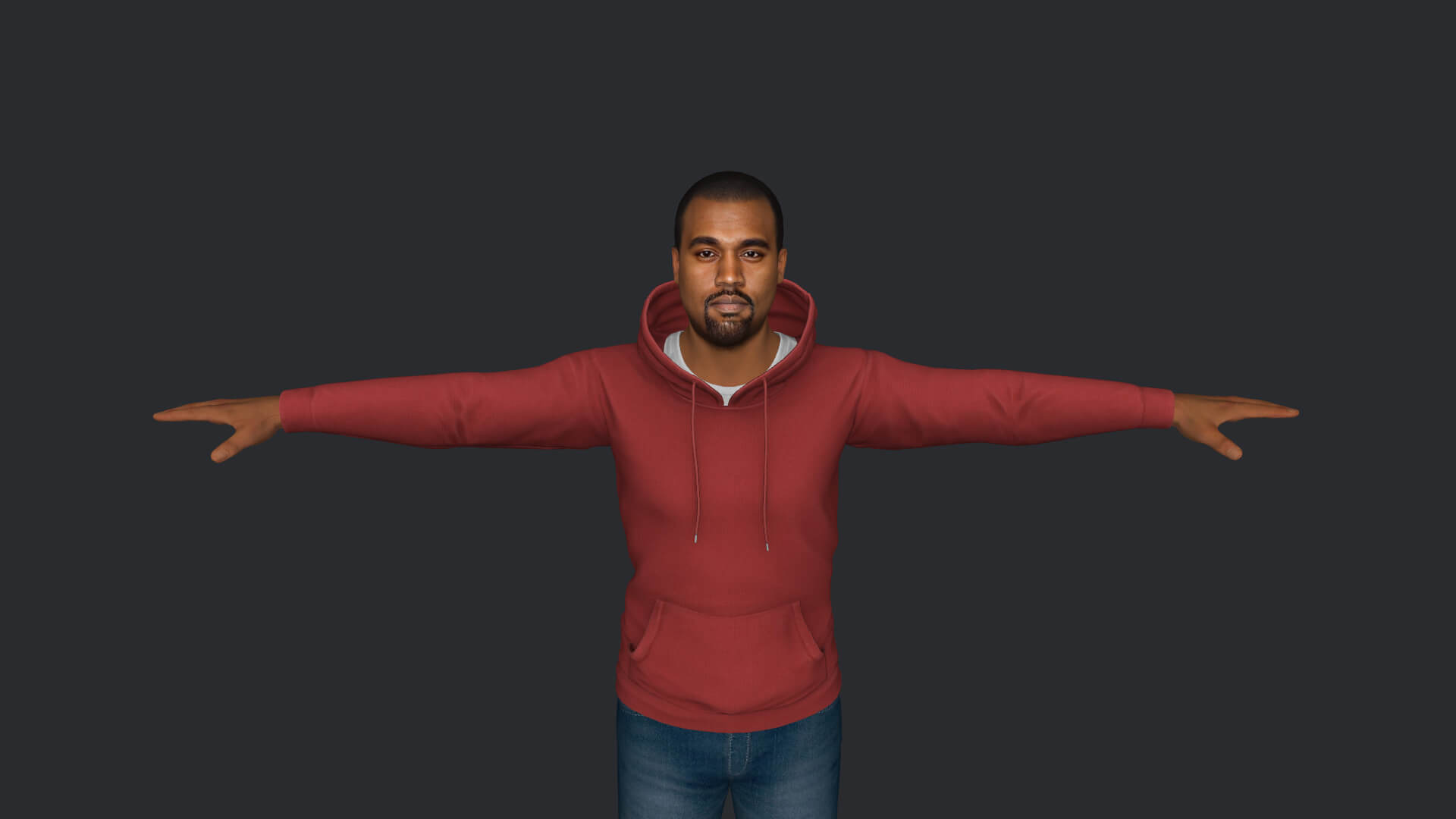 Kanye West Character - 3D Model by meta avatars